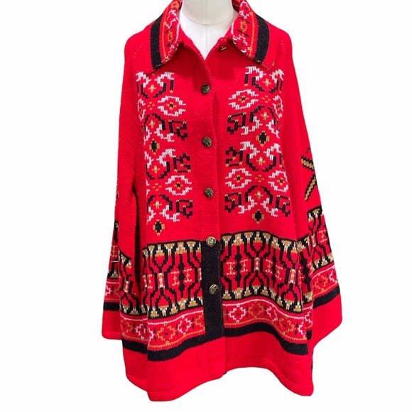 Vintage | Sweaters | Vintage Native American Inspired Poncho | Poshmark
